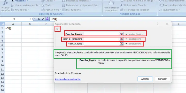Función Si en Excel: Que es y como se usa ️