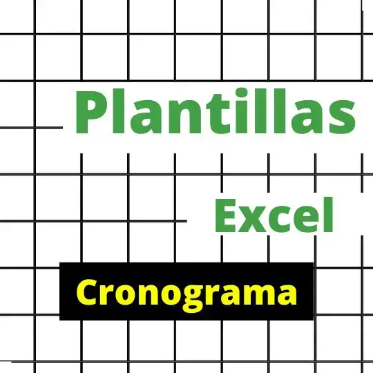 Plantilla Excel para Cronograma (Descarga Gratis) ️