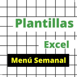 Plantilla Excel para Menú Semanal (Descarga Gratis) ️