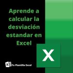 Calcular la Desviación Estándar en Excel (2025 ️)