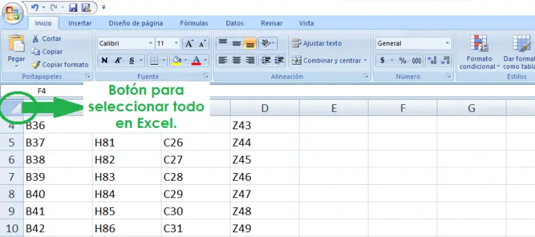 Seleccionar Todas las Celdas en Excel (2025 ️)